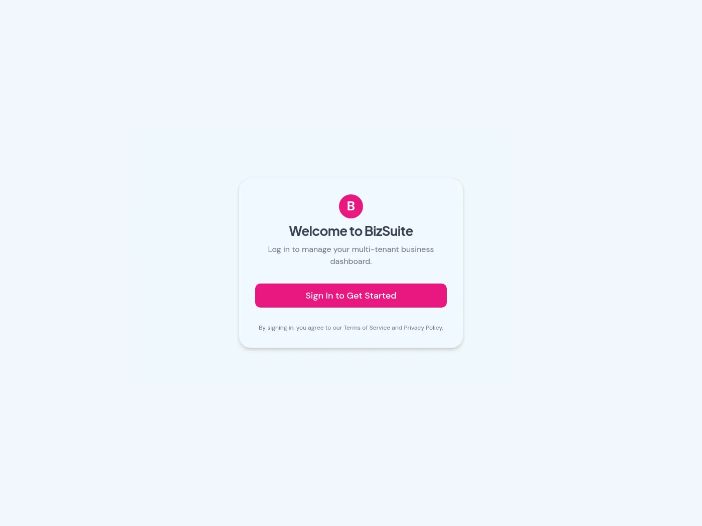 MultiTenant BizSuite