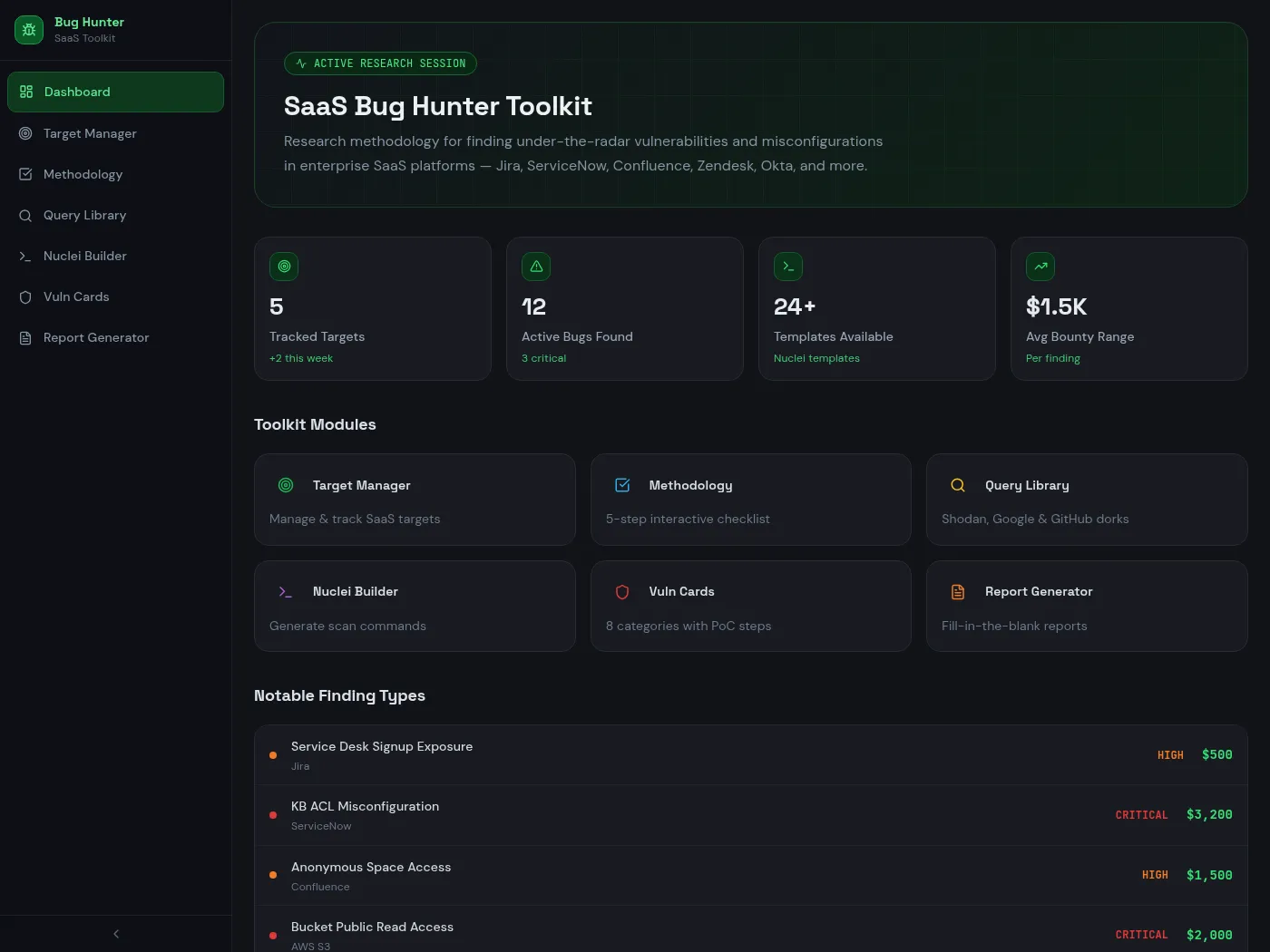 SaaS Bug Hunter Toolkit