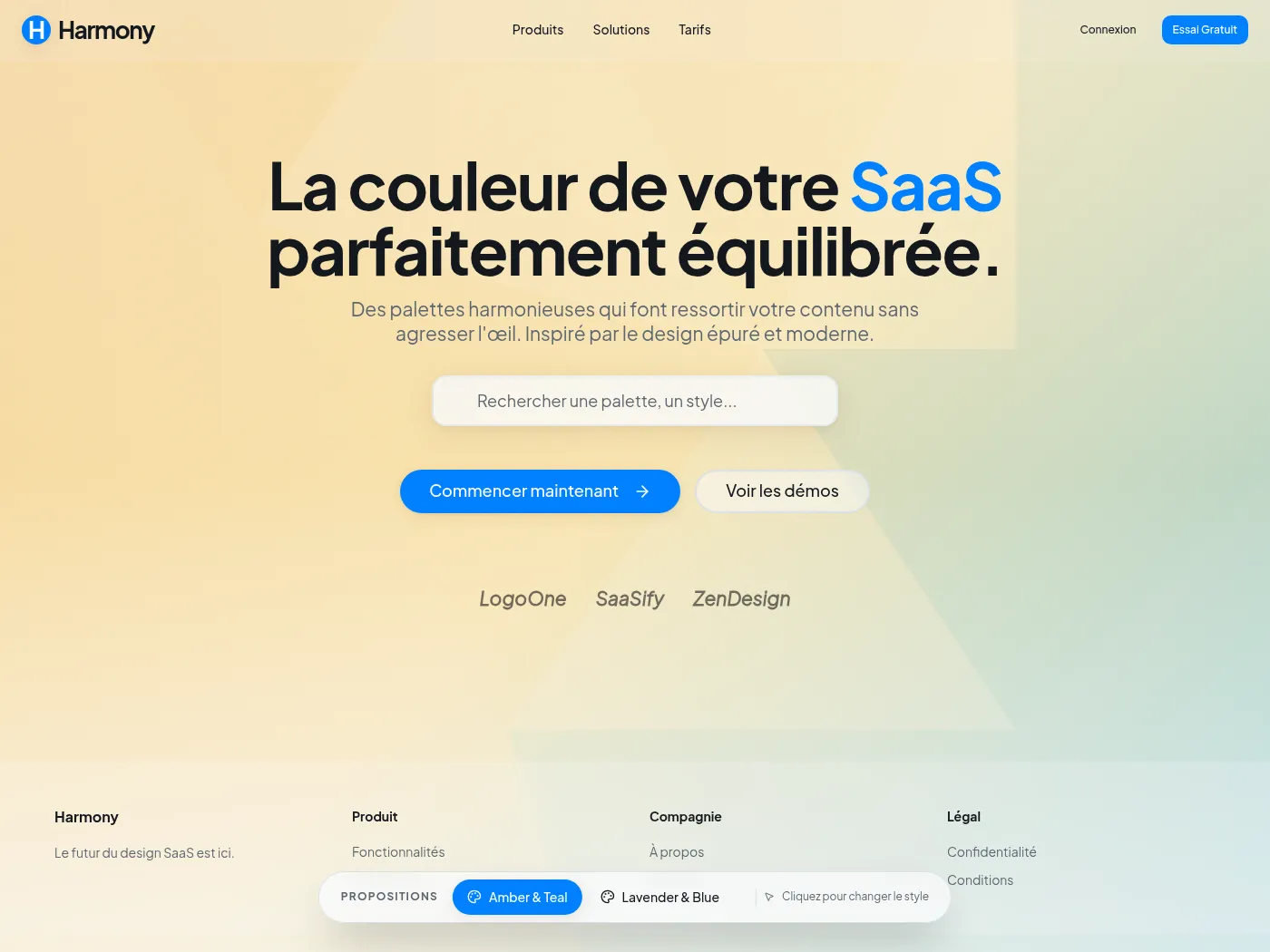 SaaS Color Harmony