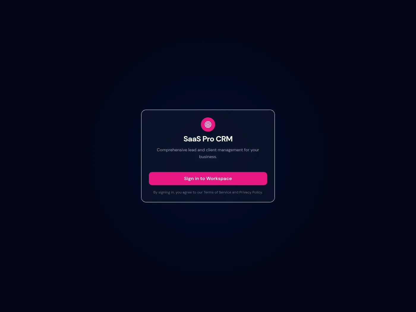 SaaS Pro CRM Suite