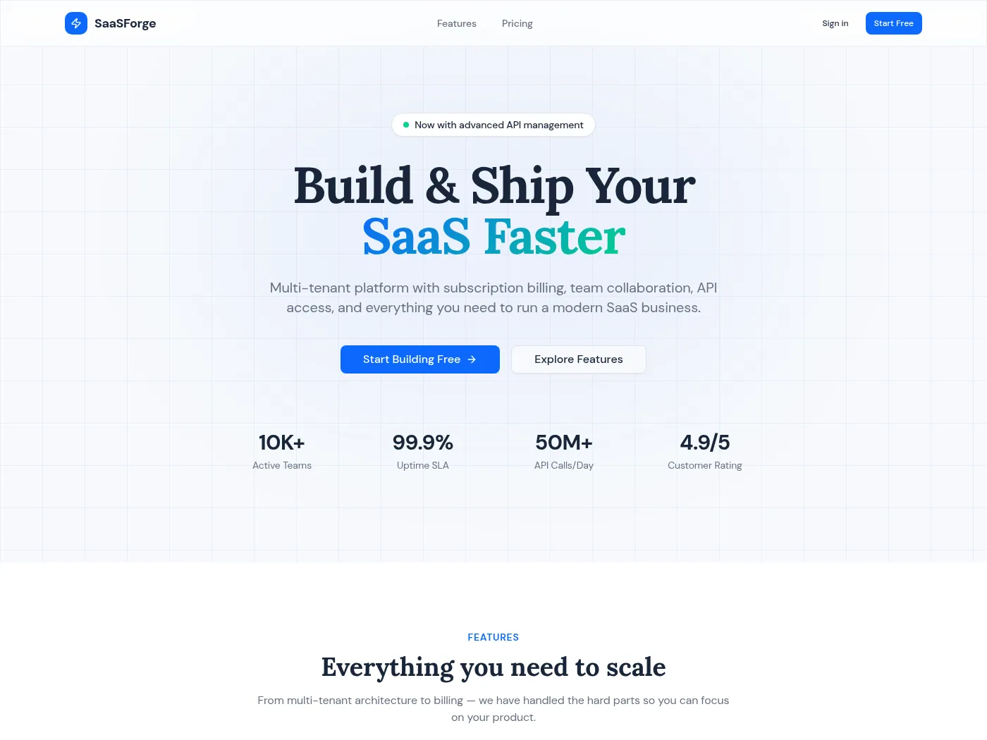 Customer SaaS Platform