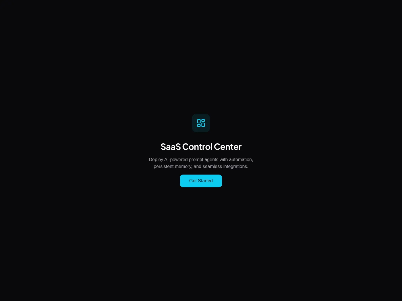 SaaS Control Center