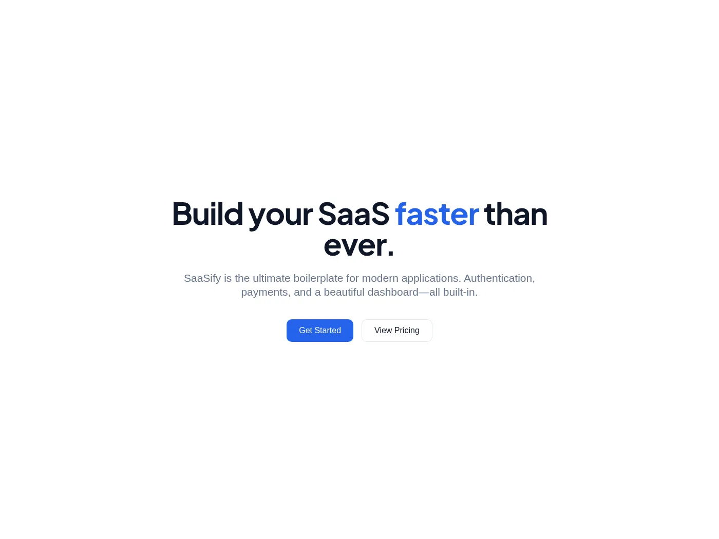 SaaSify Dashboard
