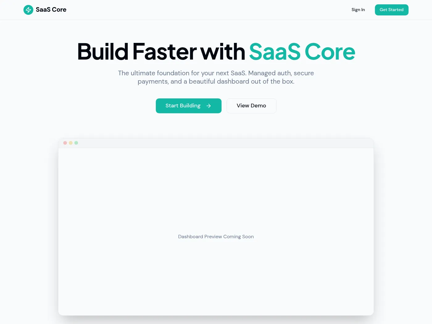 SaaS Dashboard Suite