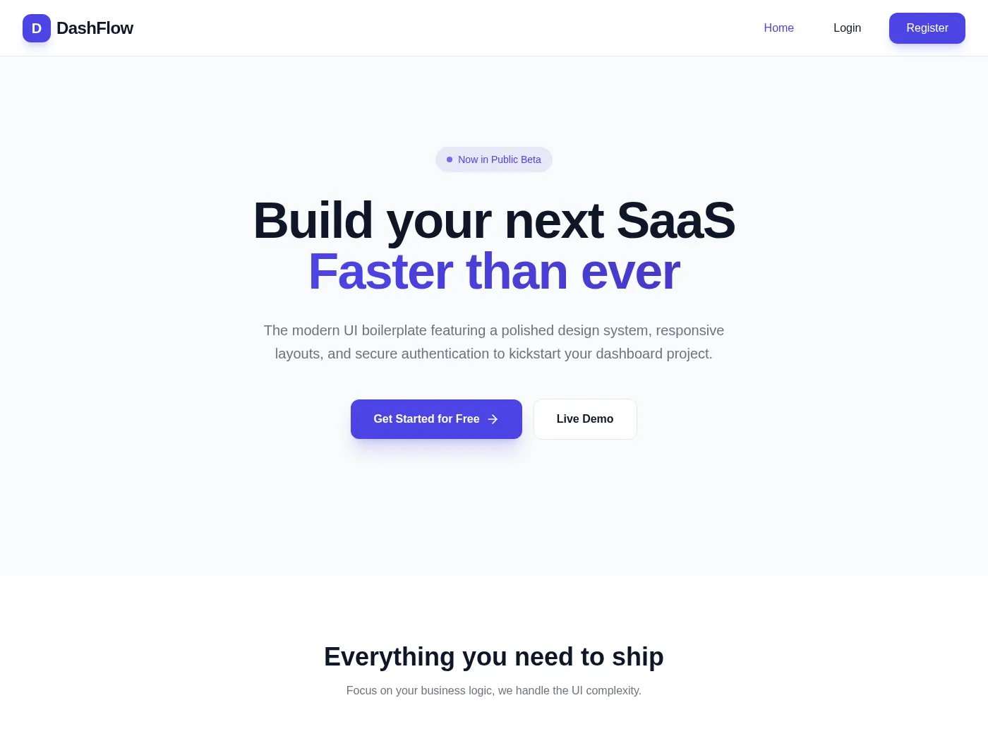 SaaS DashFlow