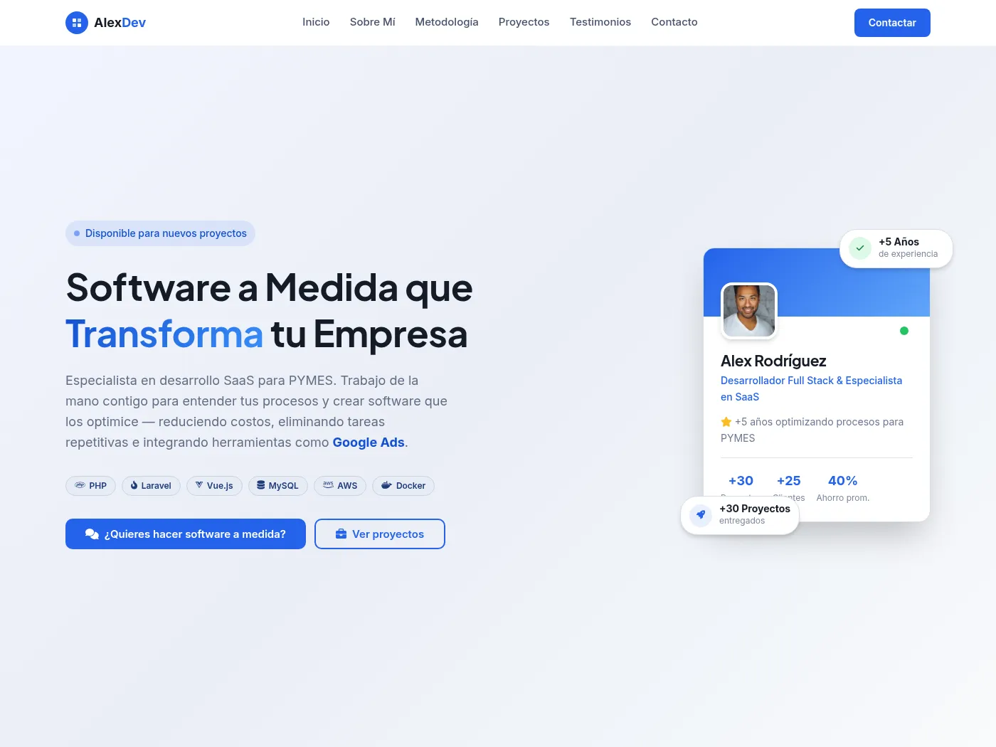 SaaS Dev Portfolio
