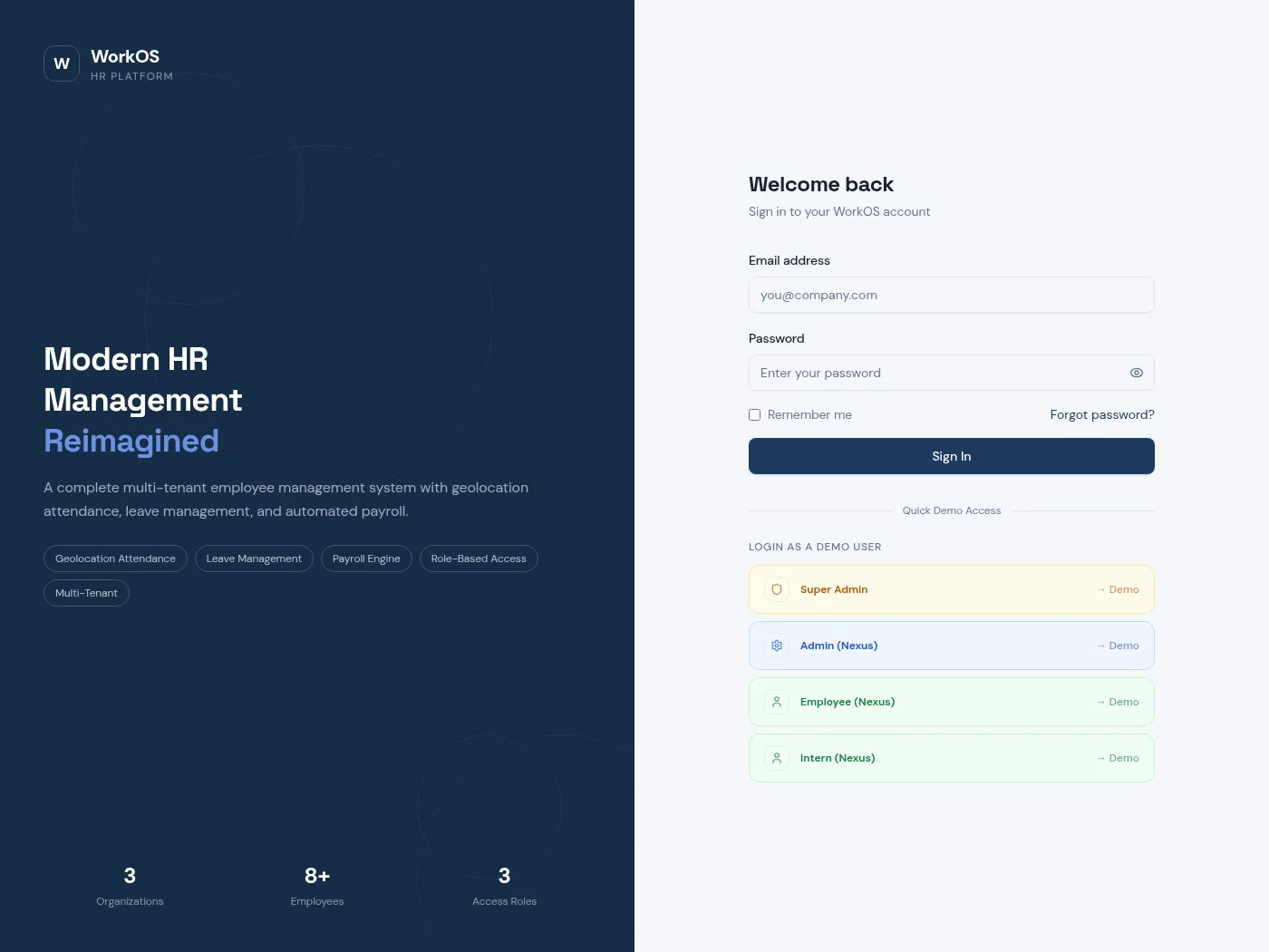 SaaS Employee Manager