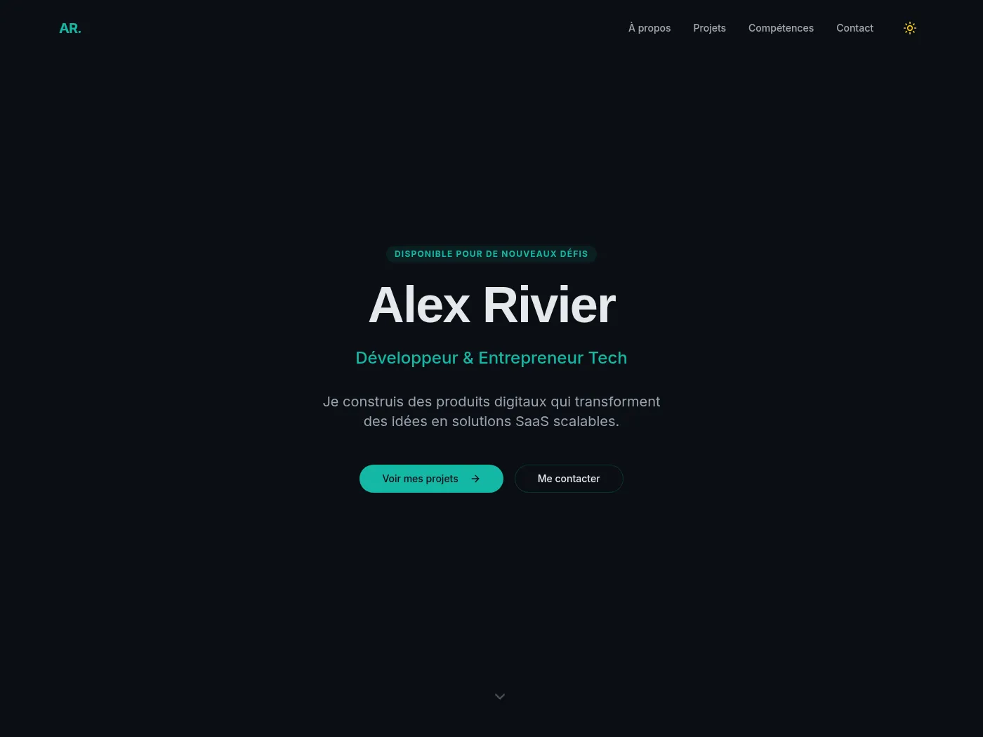 SaaS Founder Portfolio
