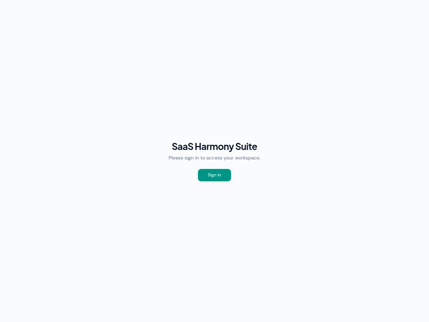 SaaS Harmony Suite