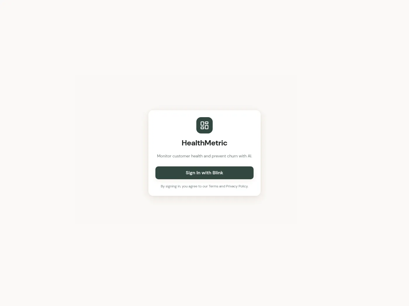 SaaS Health Dashboard