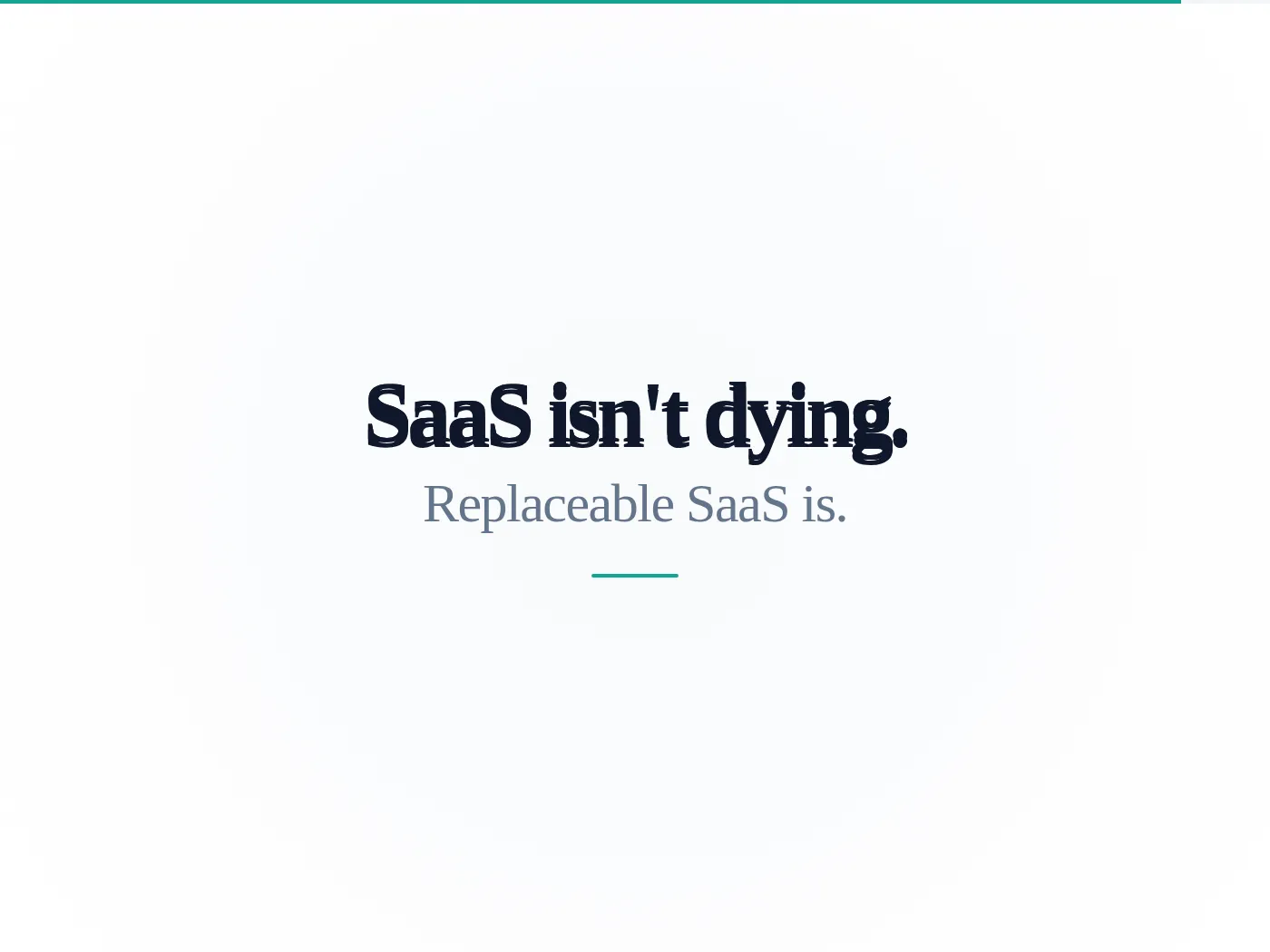 SaaS Essentialism Deck