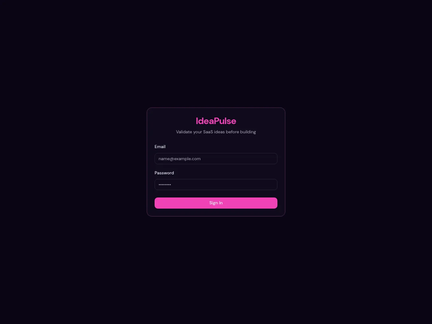 SaaS Idea Validator