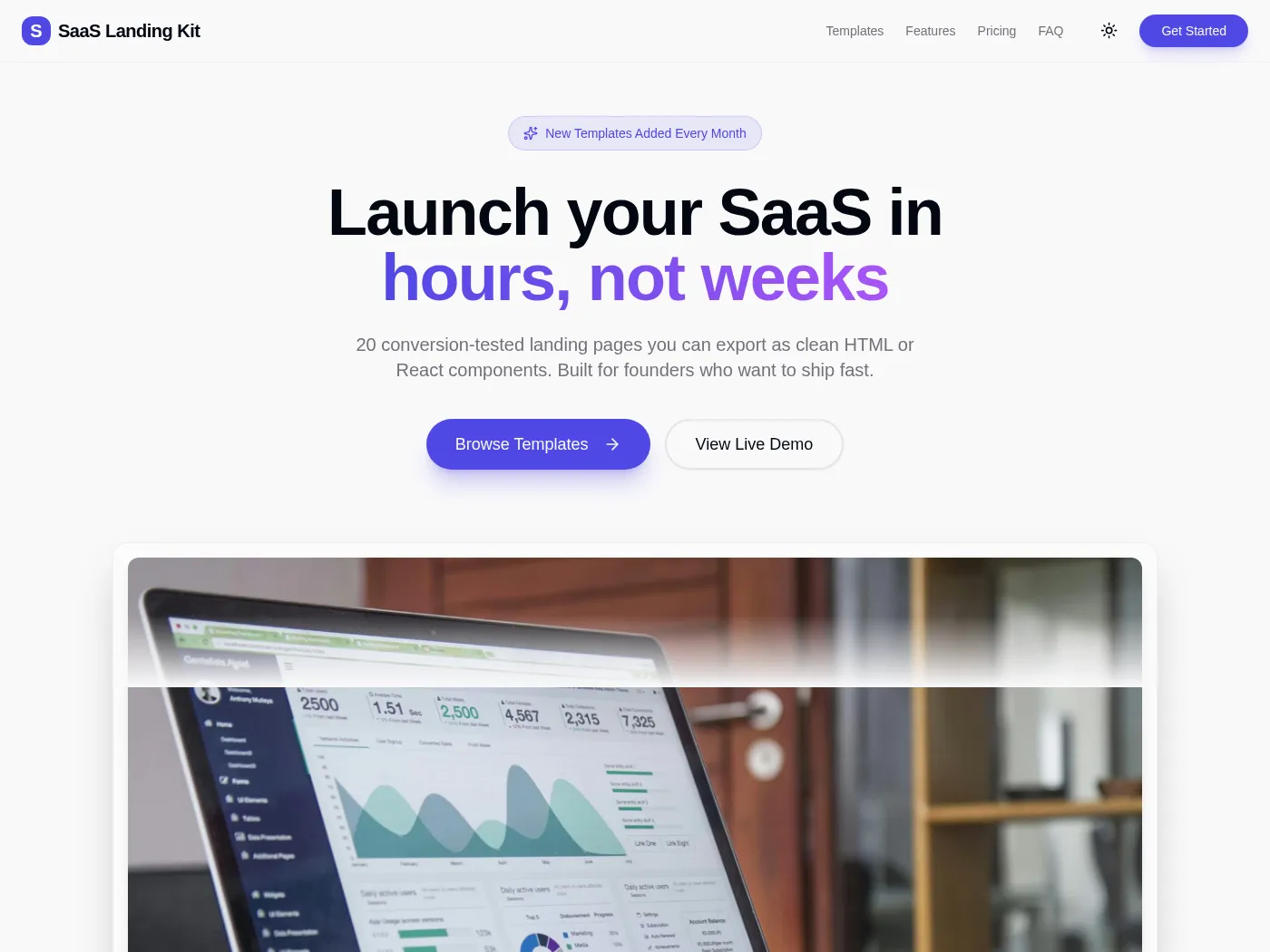 SaaS Landing Kit