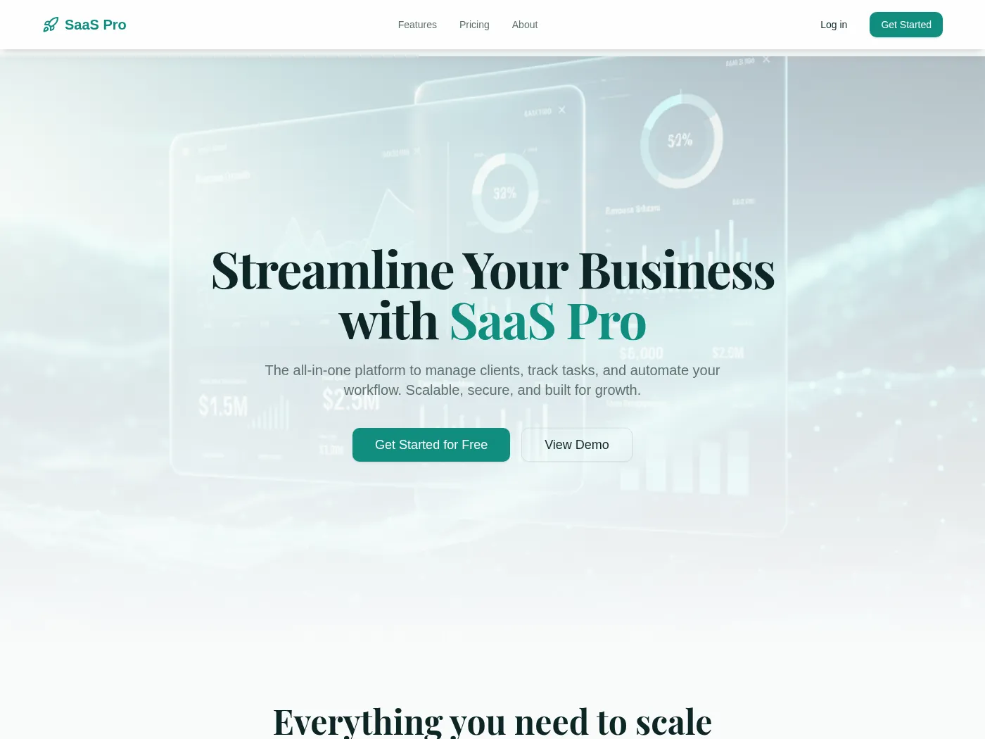 SaaS Pro Platform
