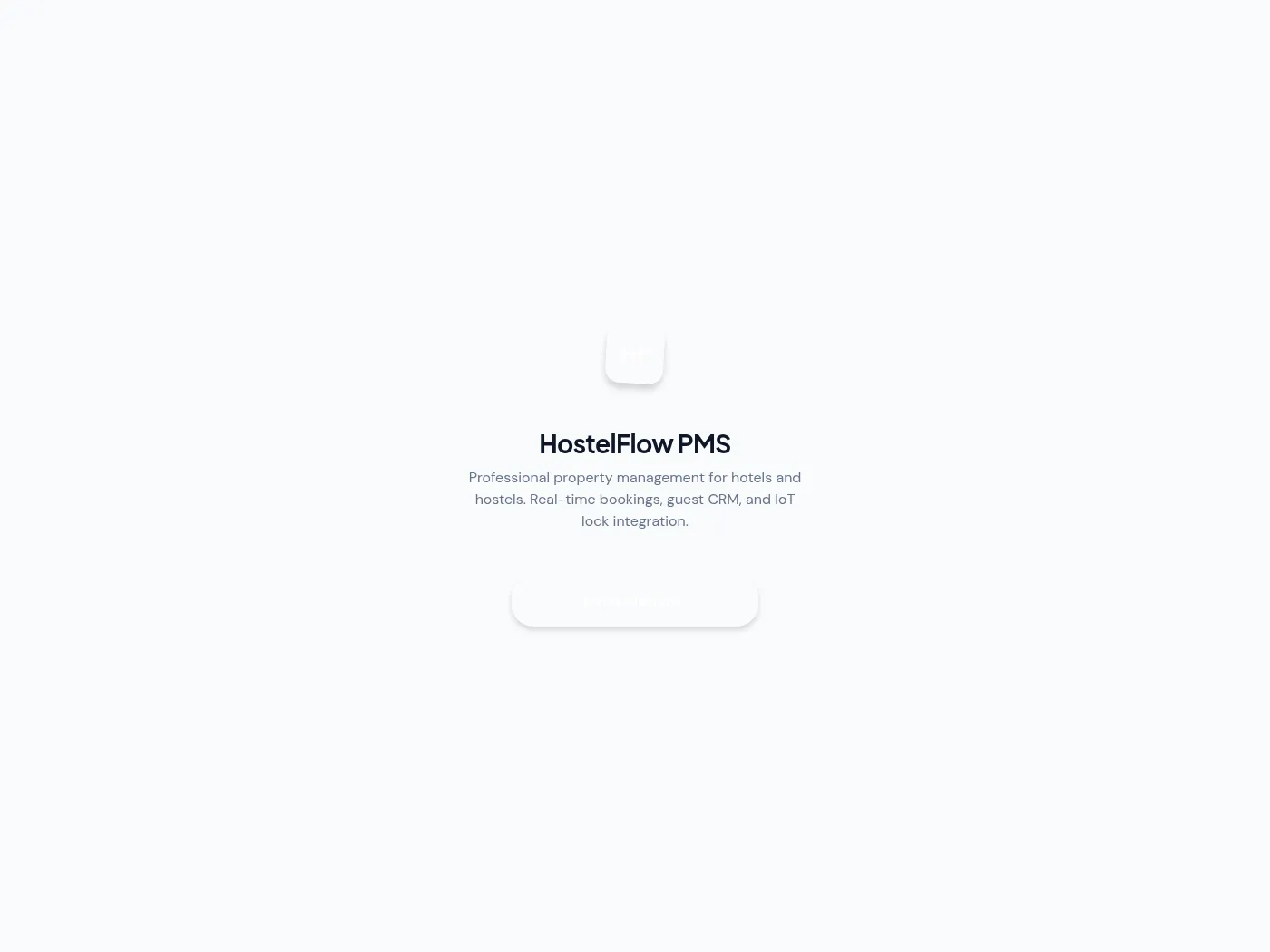 HostelFlow SaaS PMS