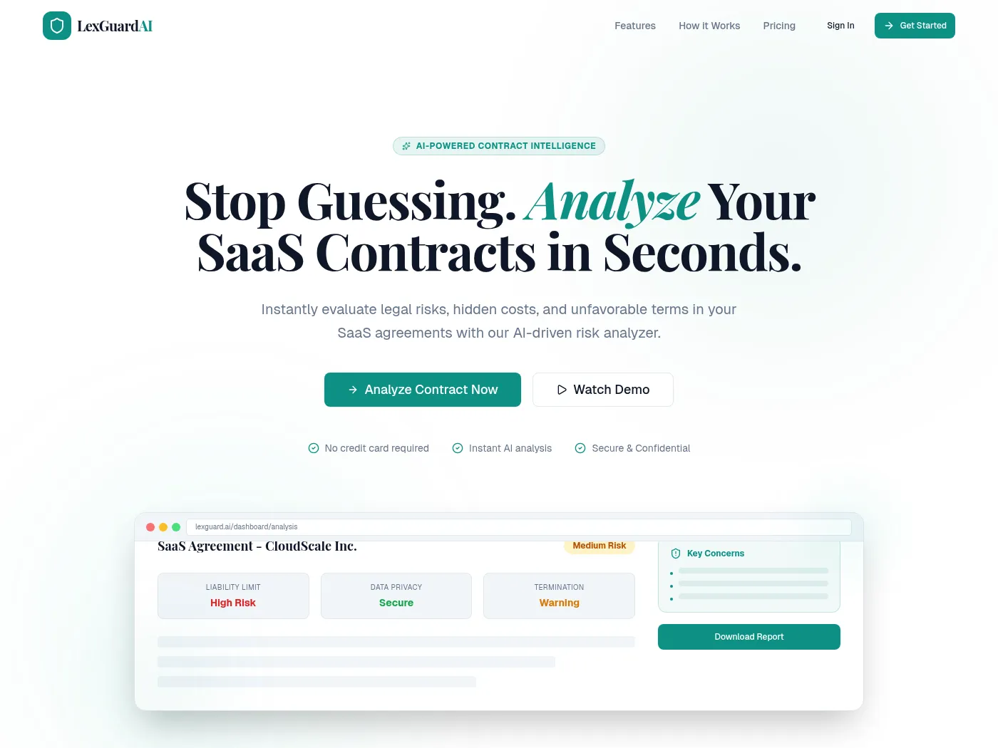 SaaS Contract Risk Analyzer