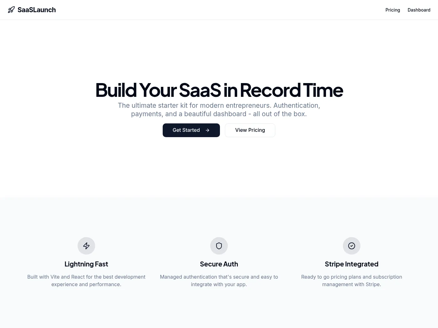 SaaS Starter Platform