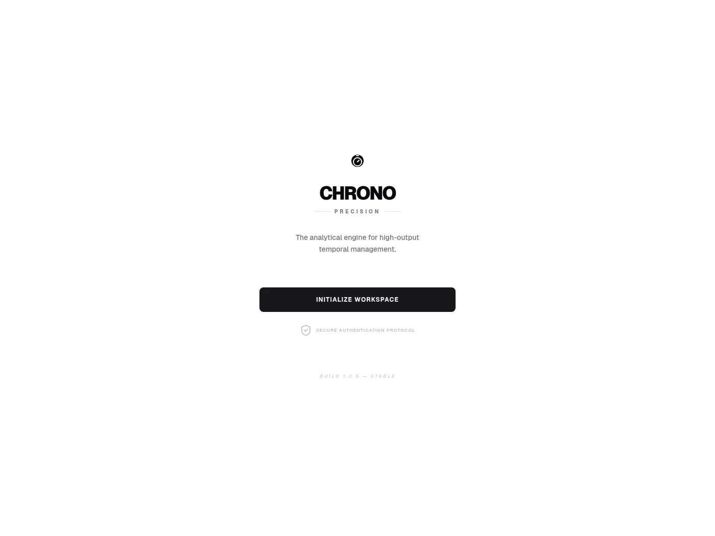 Chrono SaaS Template