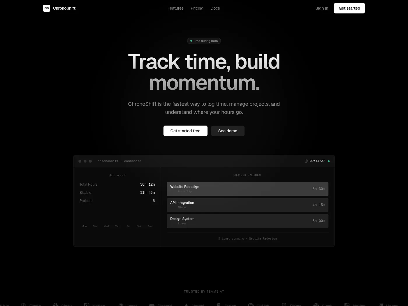 SaaS Time Tracker Pro (Remix)