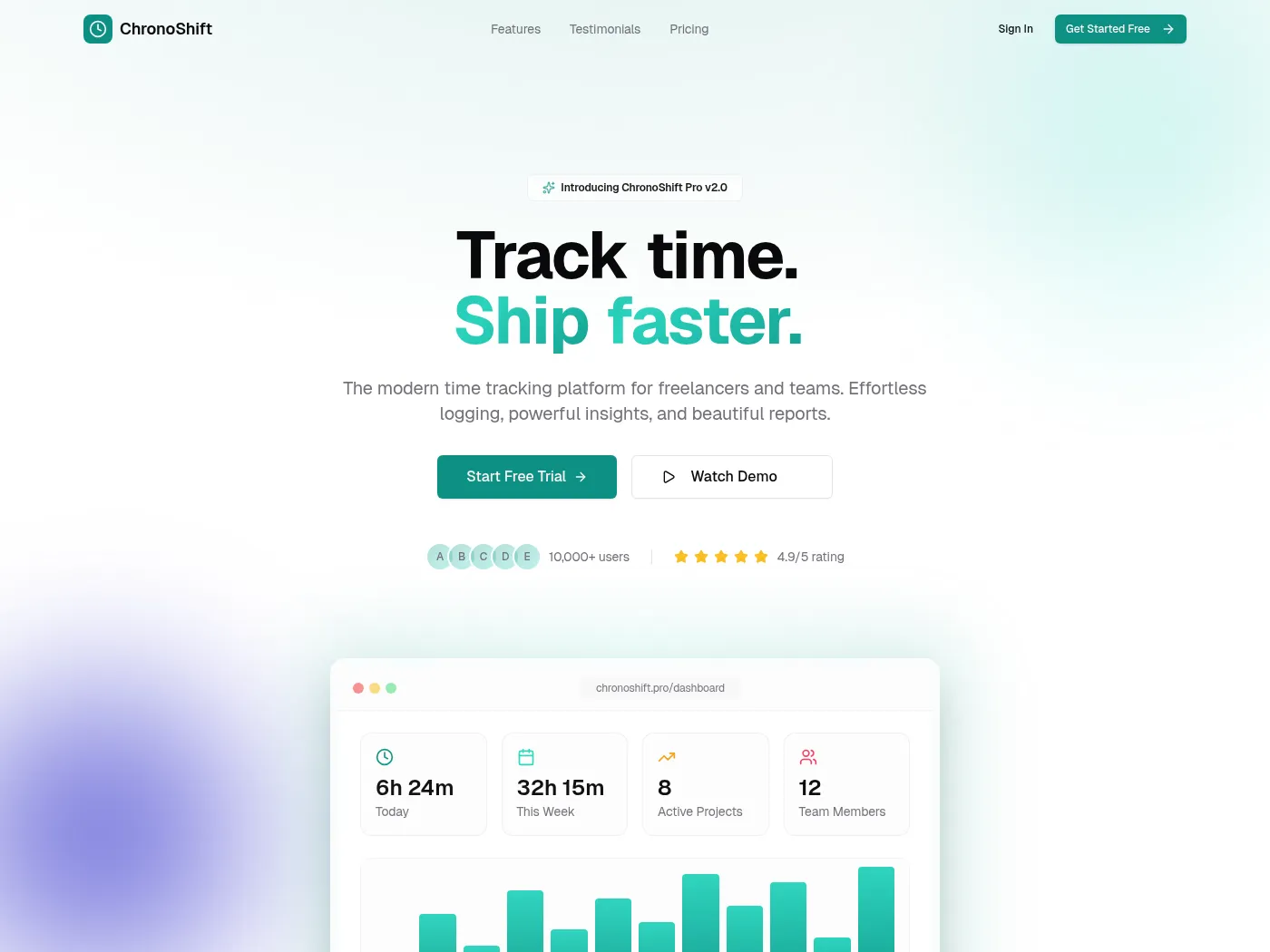 SaaS Time Tracker Pro (Remix)
