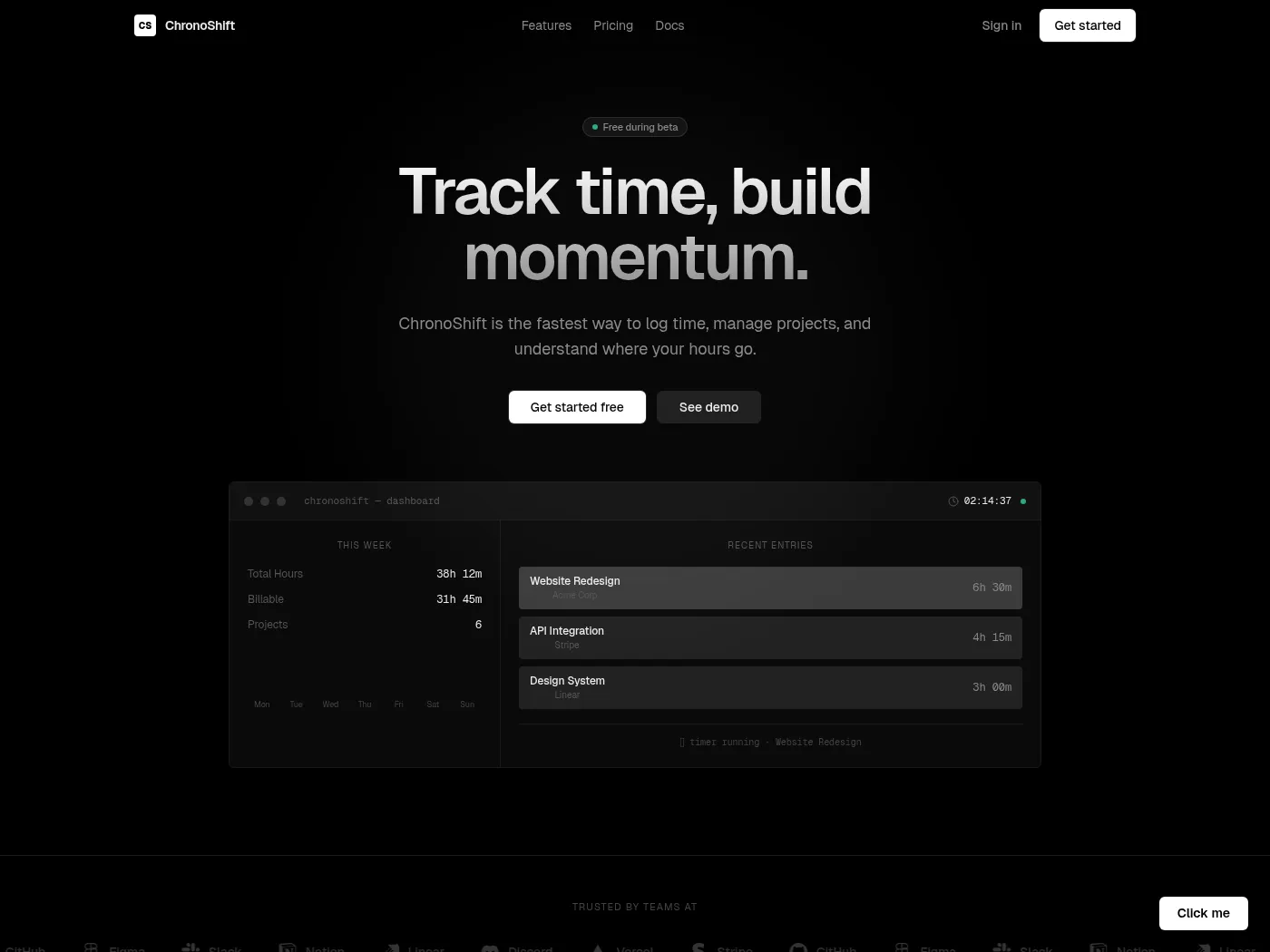 SaaS Time Tracker Pro