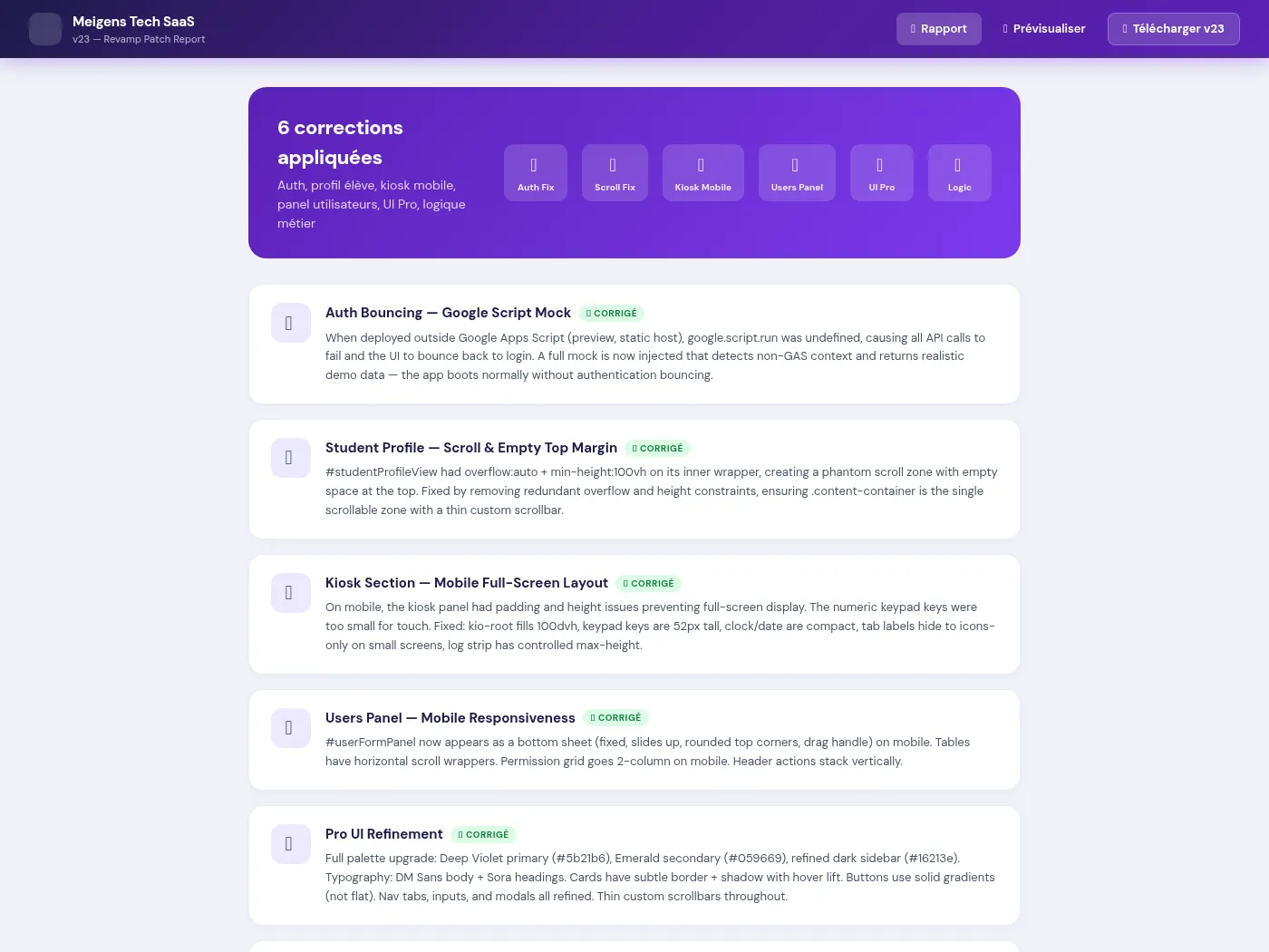 SaaS UX Revamp