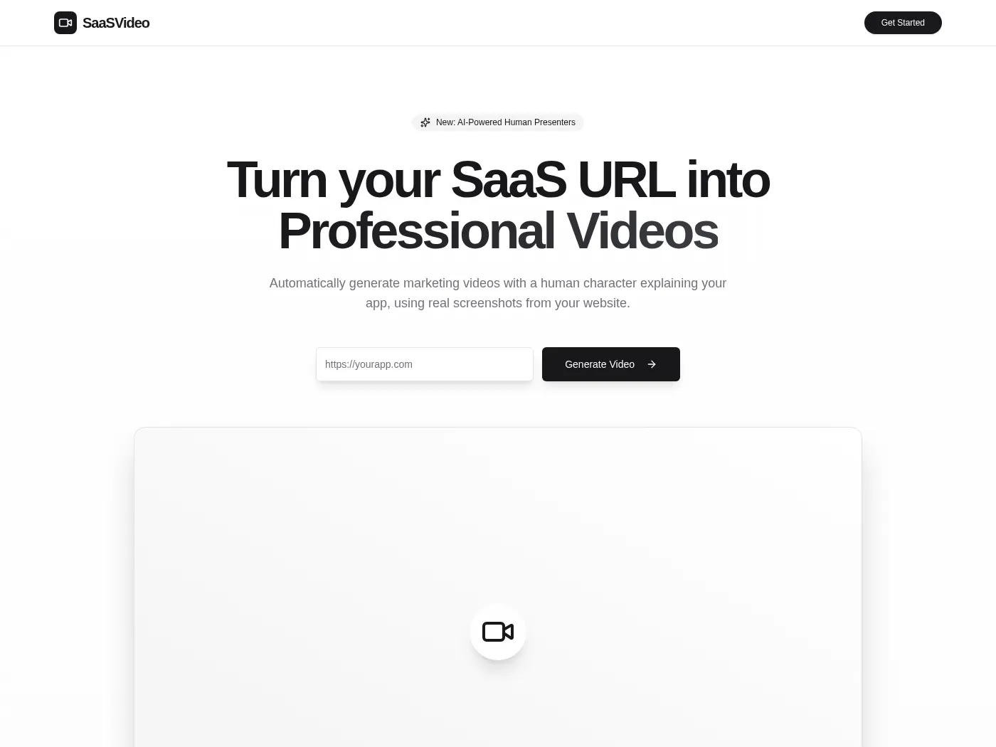 SaaS Video Creator
