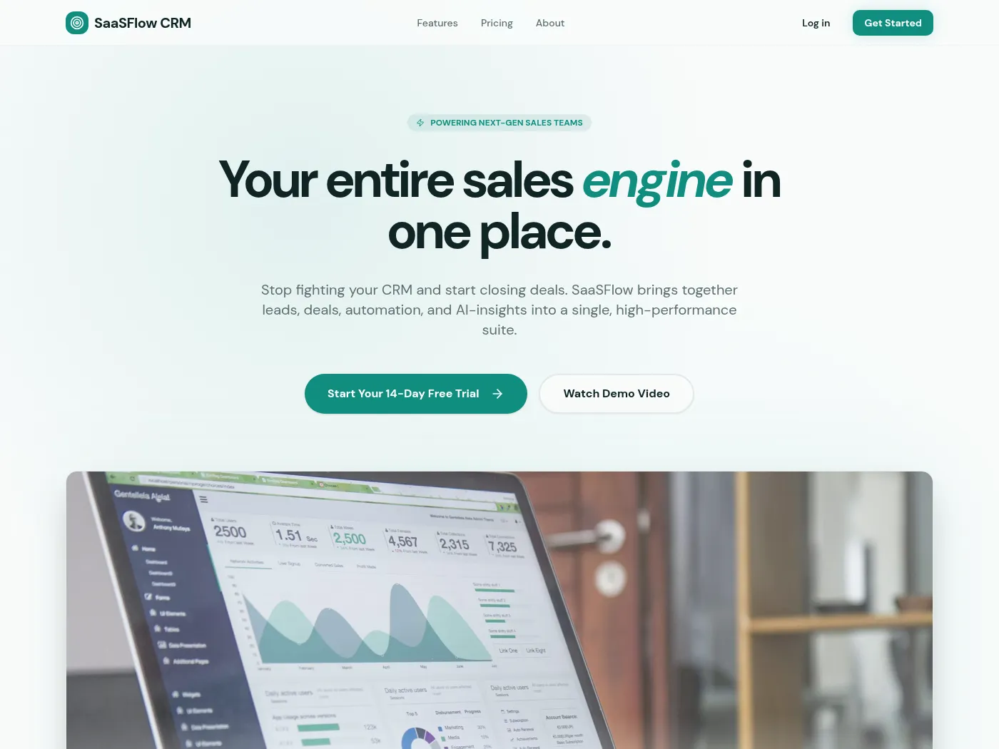 SaaSFlow CRM Suite