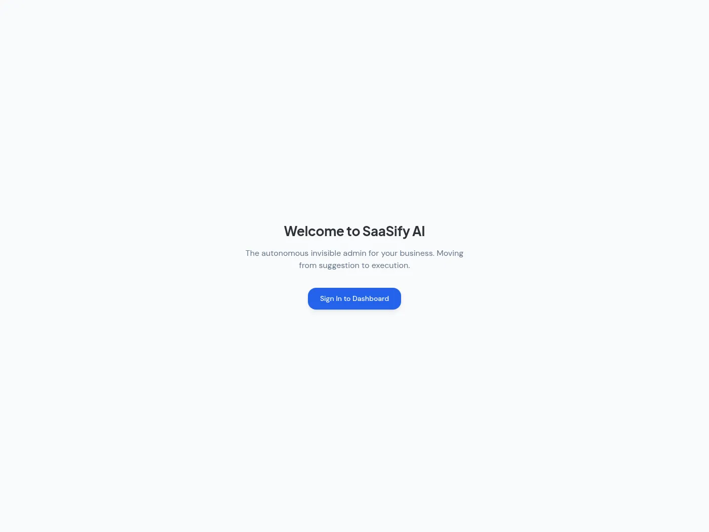 SaaSify AI Admin