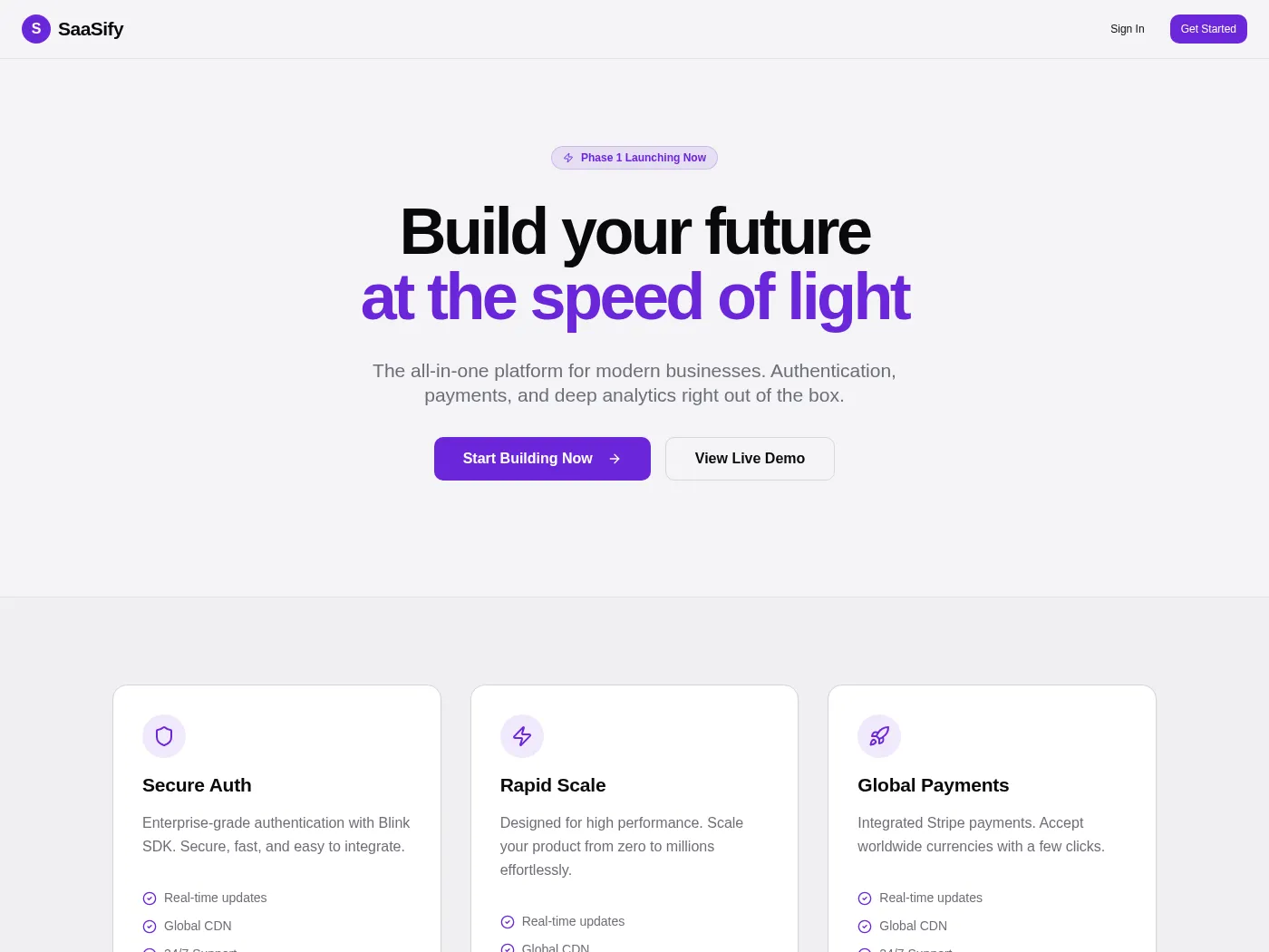 SaaSify Platform