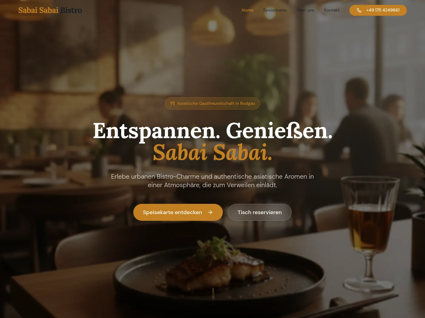 Sabai Sabai Bistro Web