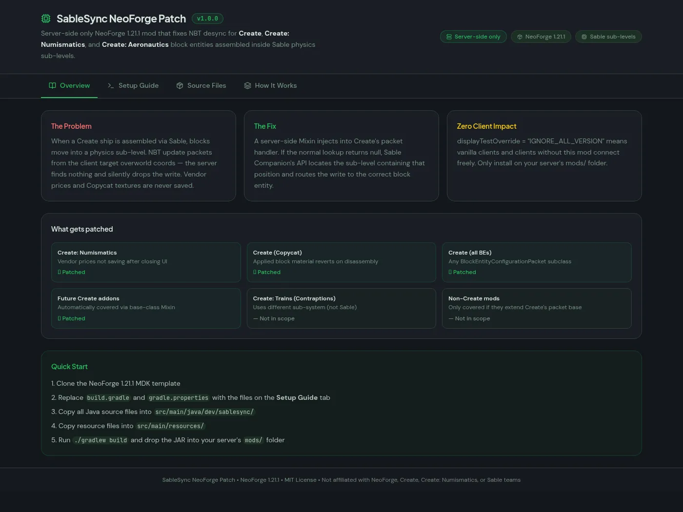 SableSync NeoForge Patch