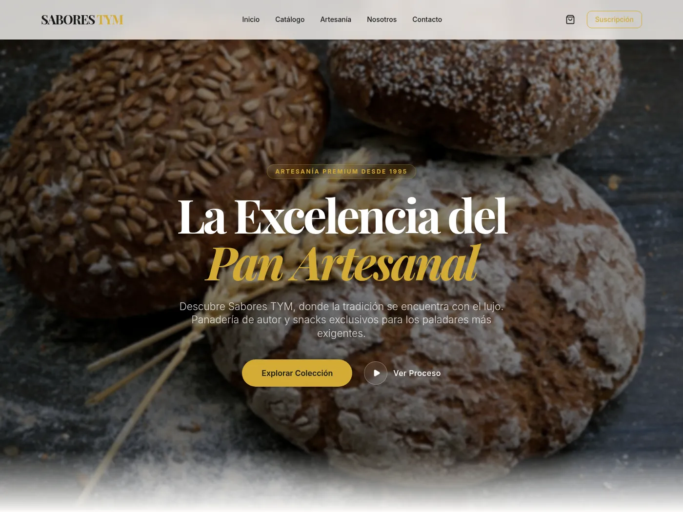Sabores TYM Premium Site