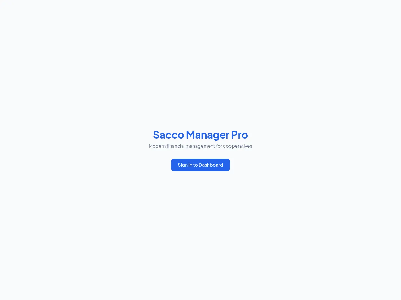 Sacco Manager Pro
