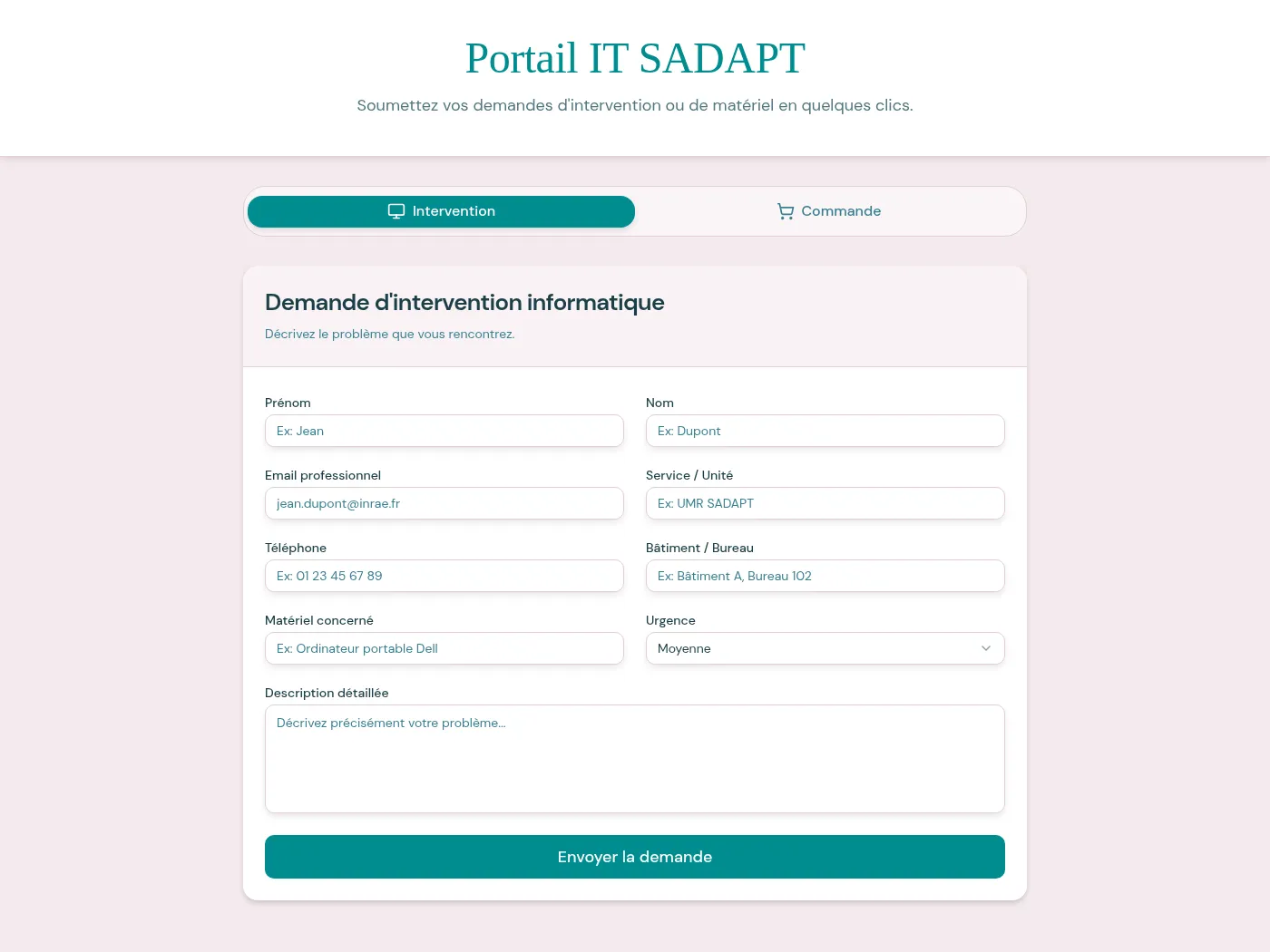 SADAPT IT Portal
