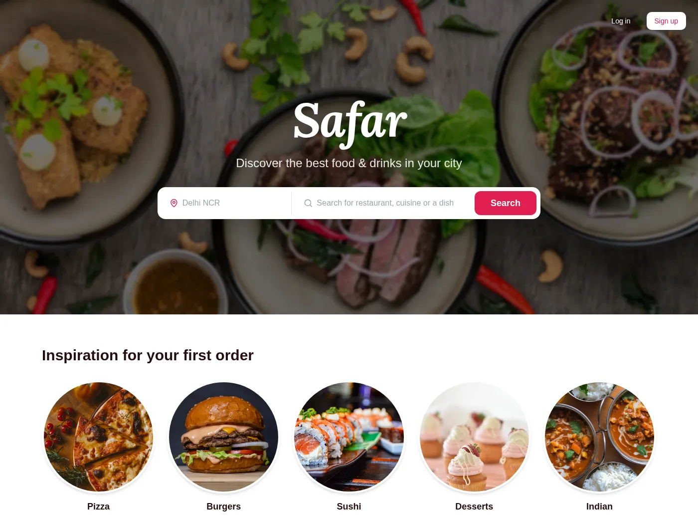 Safar Food Platform