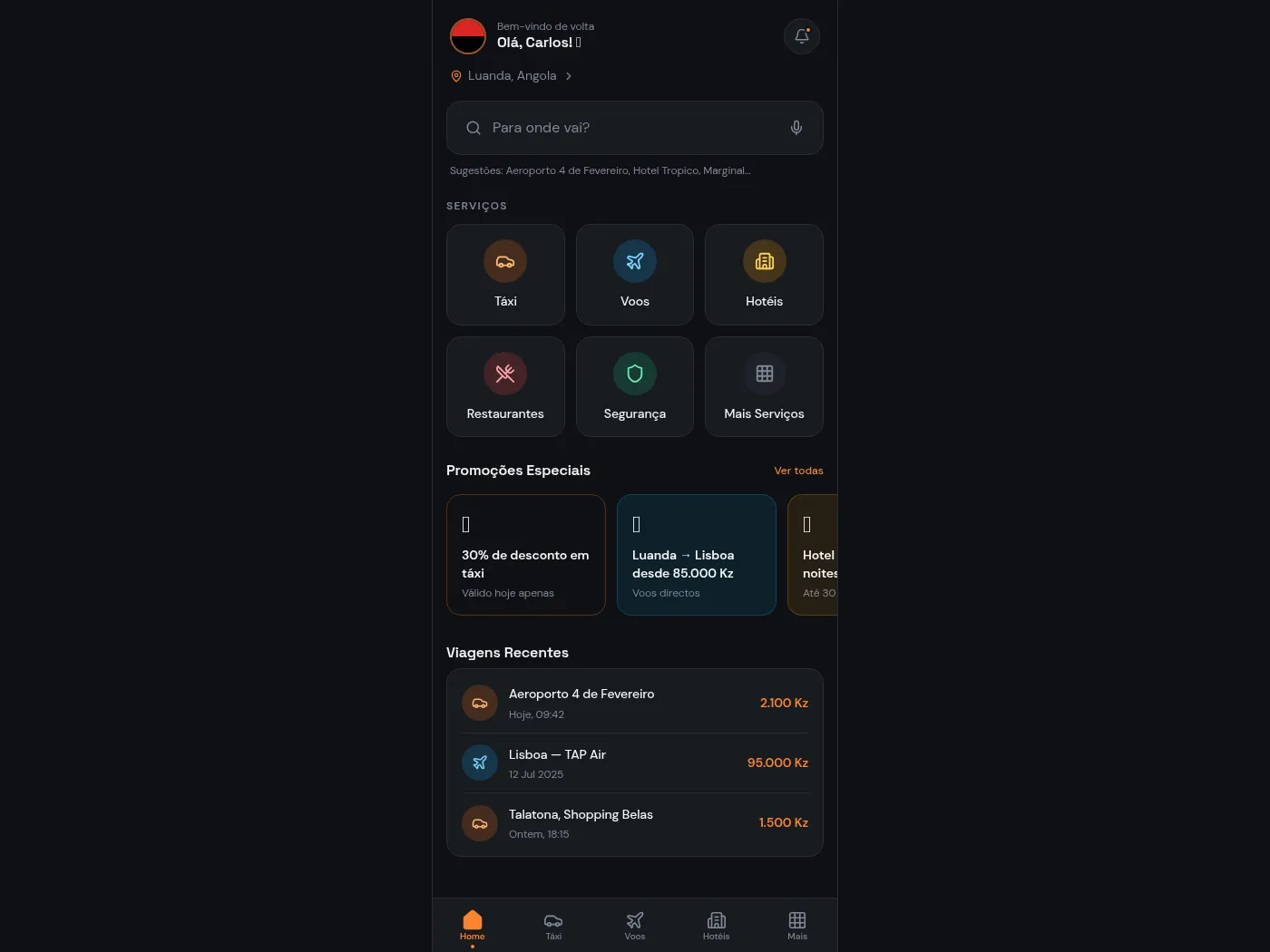 SAFARA Angola Super App