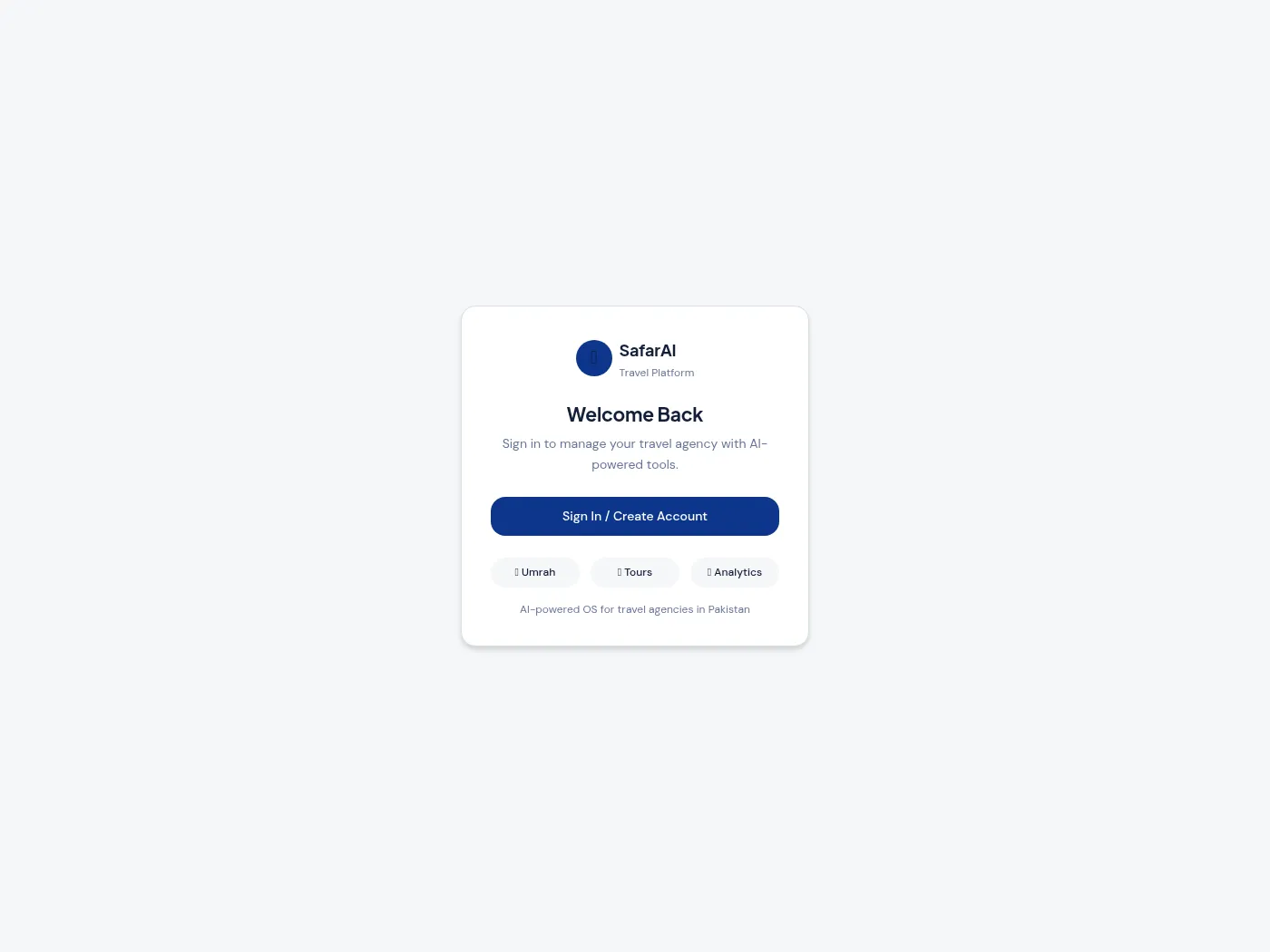 SafarAI Travel Platform