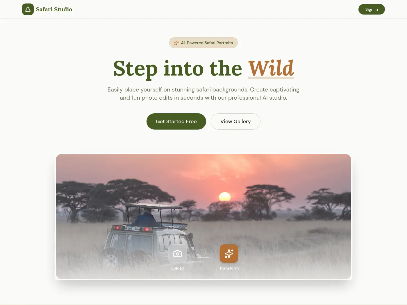 Safari Portrait Studio