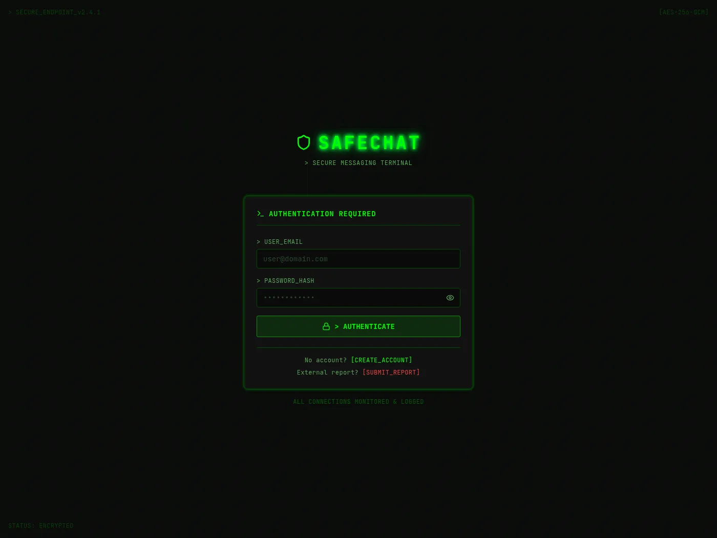 SafeChat Secure Messenger
