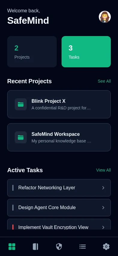 SafeMind Workspace