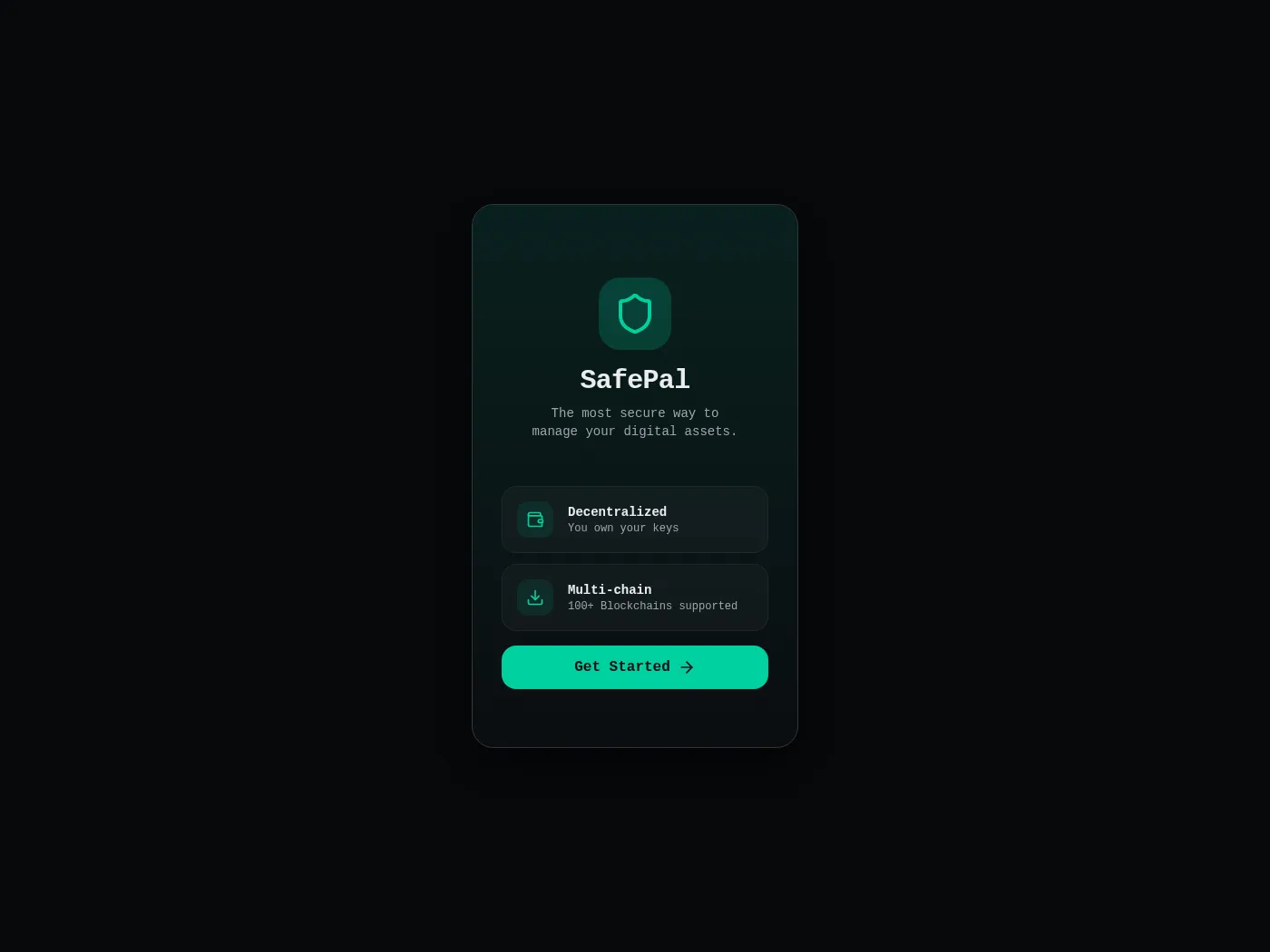 SafePal Chrome Clone