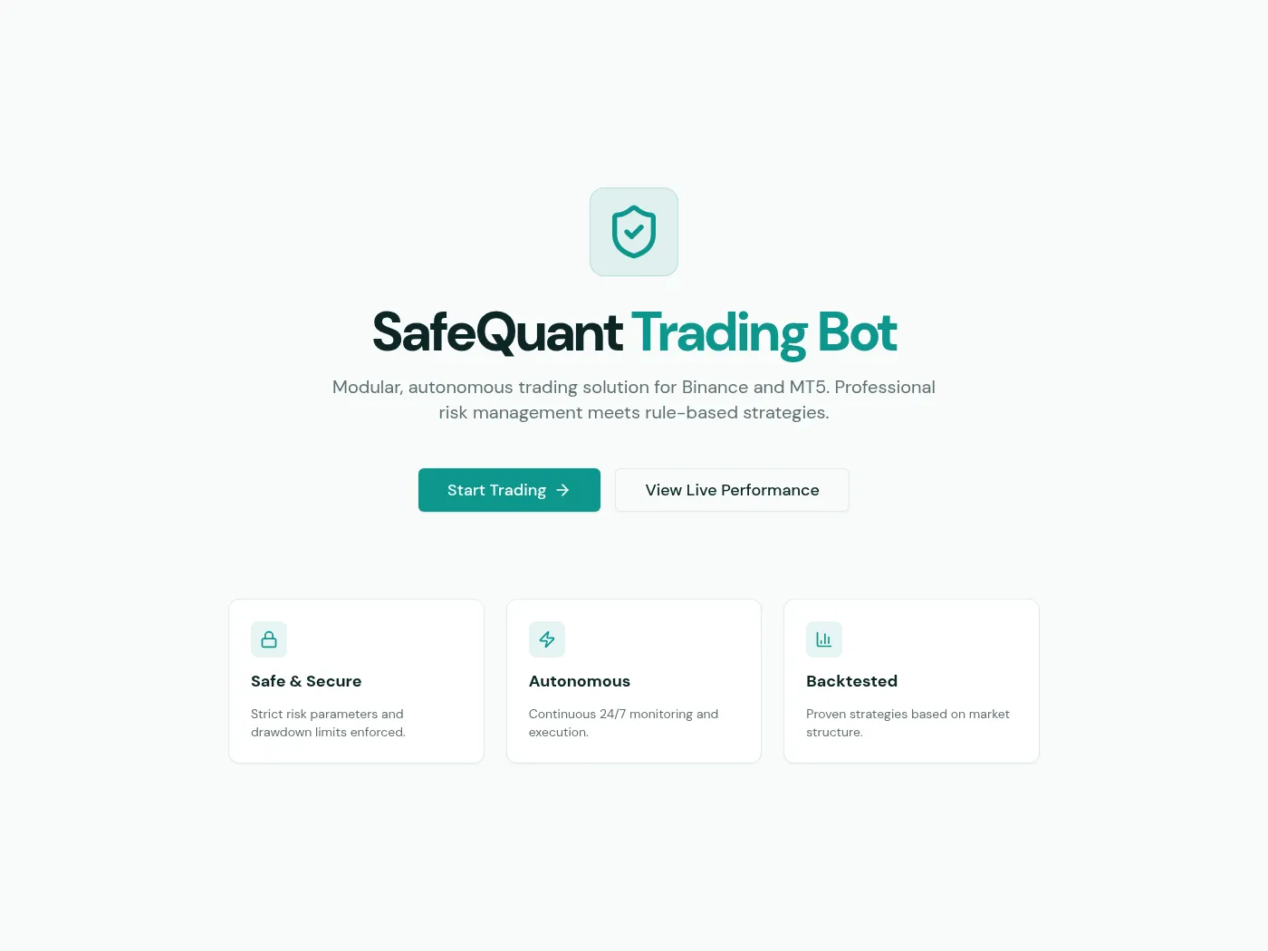 SafeQuant Trading Bot