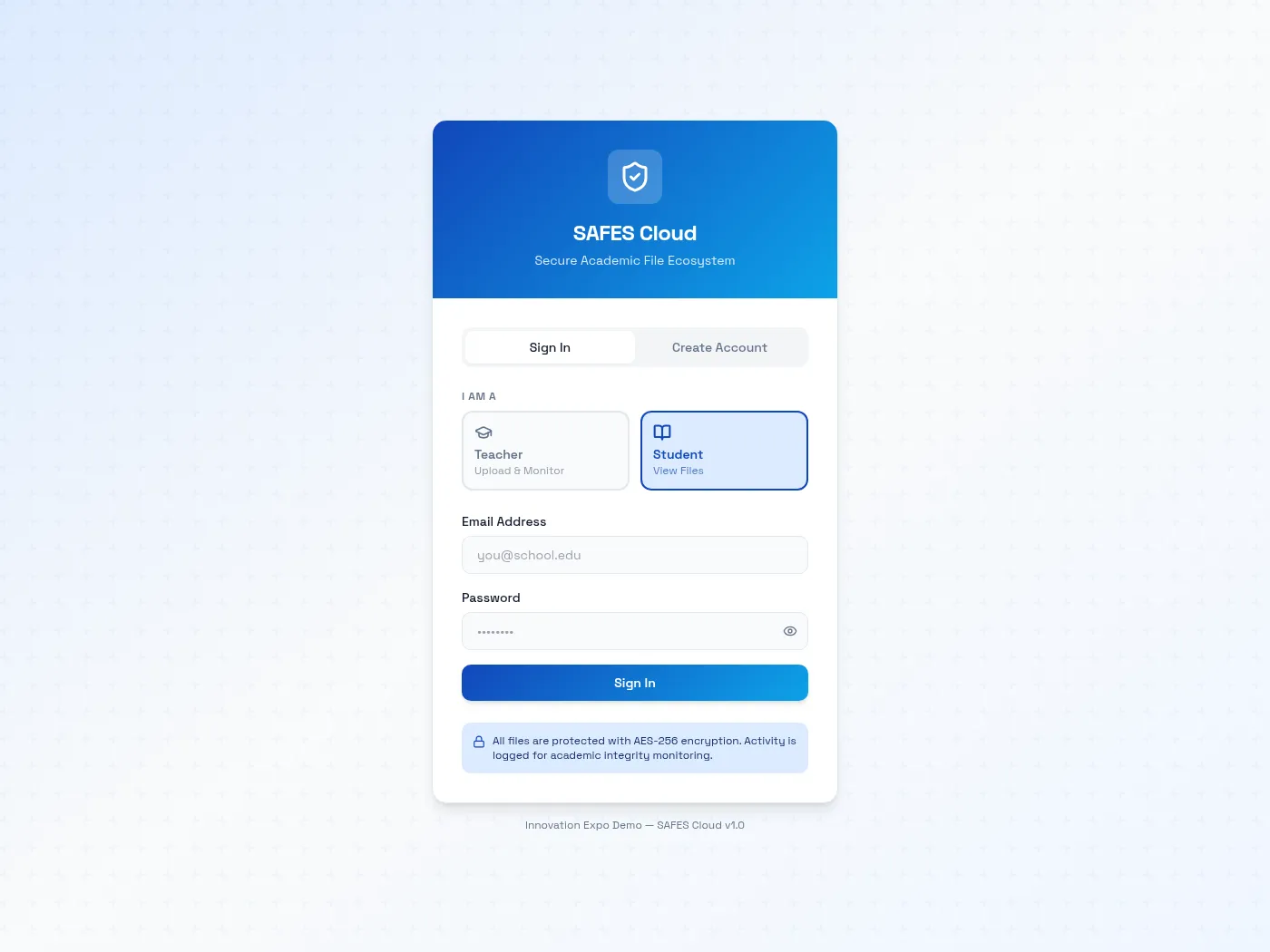 SAFES Cloud Prototype