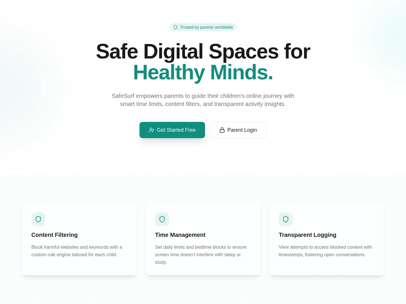 SafeSurf Parental Controls