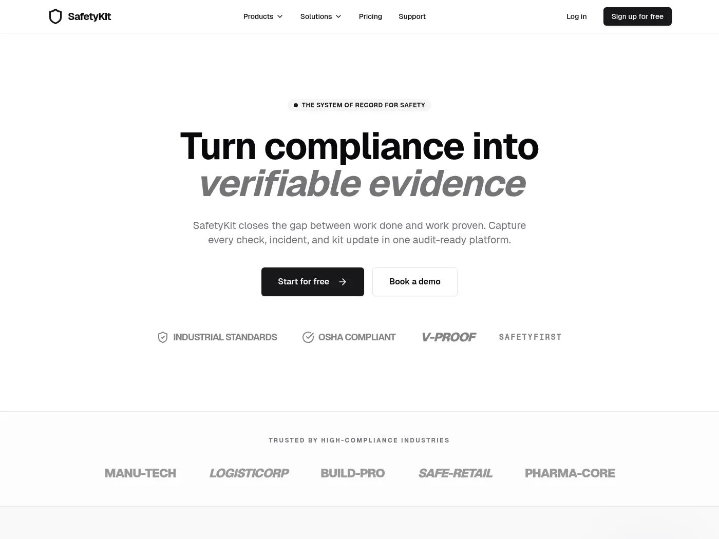 SafetyKit Compliance Hub