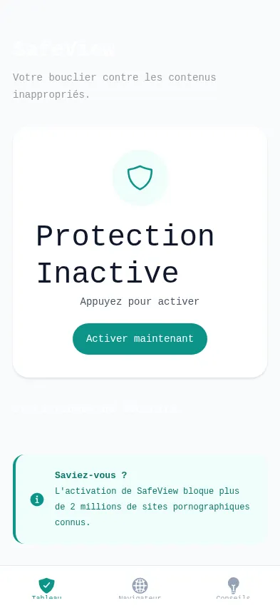 SafeView Blocker