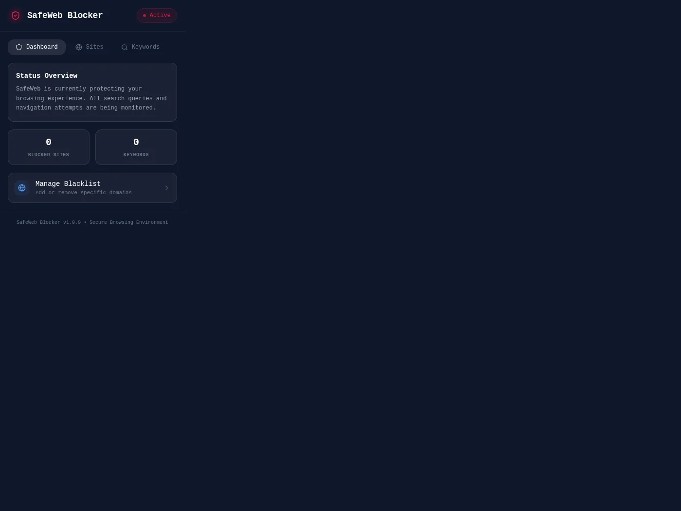 SafeWeb Blocker