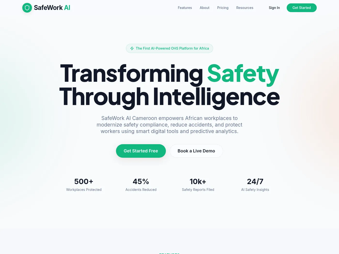 SafeWork AI Cameroon