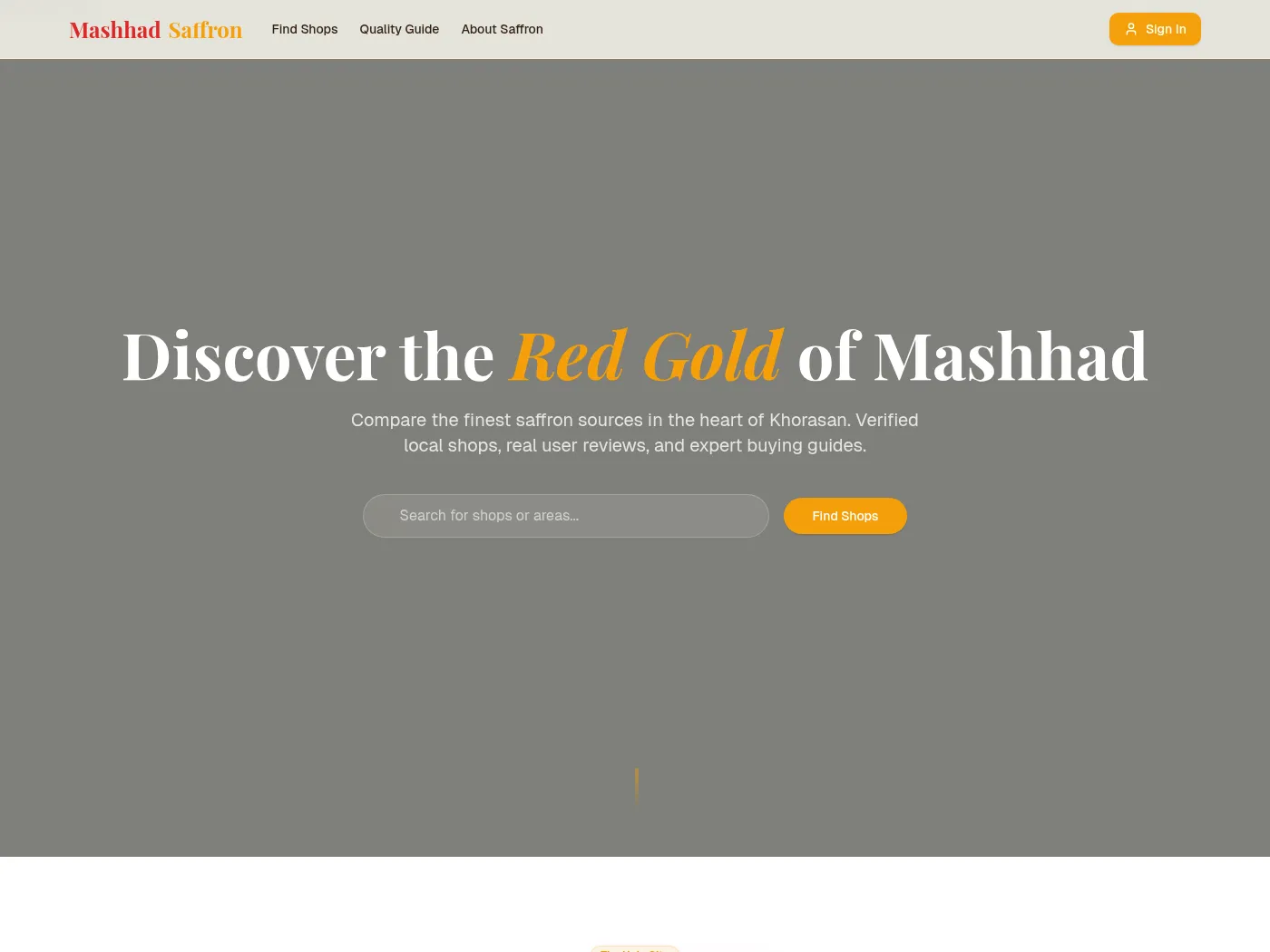 Mashhad Saffron Finder
